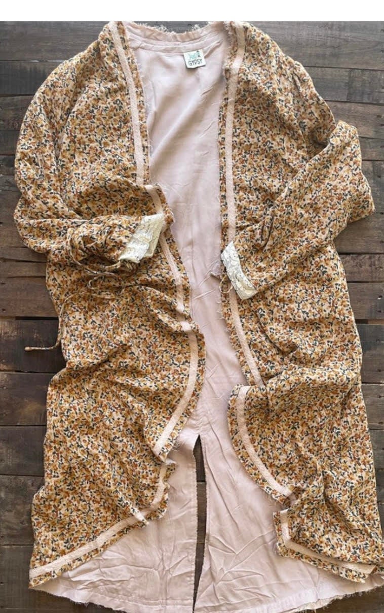 "JADED GYPSY" GARDEN PARTY YELLOW DUSTER | Cactus Annie's LLC