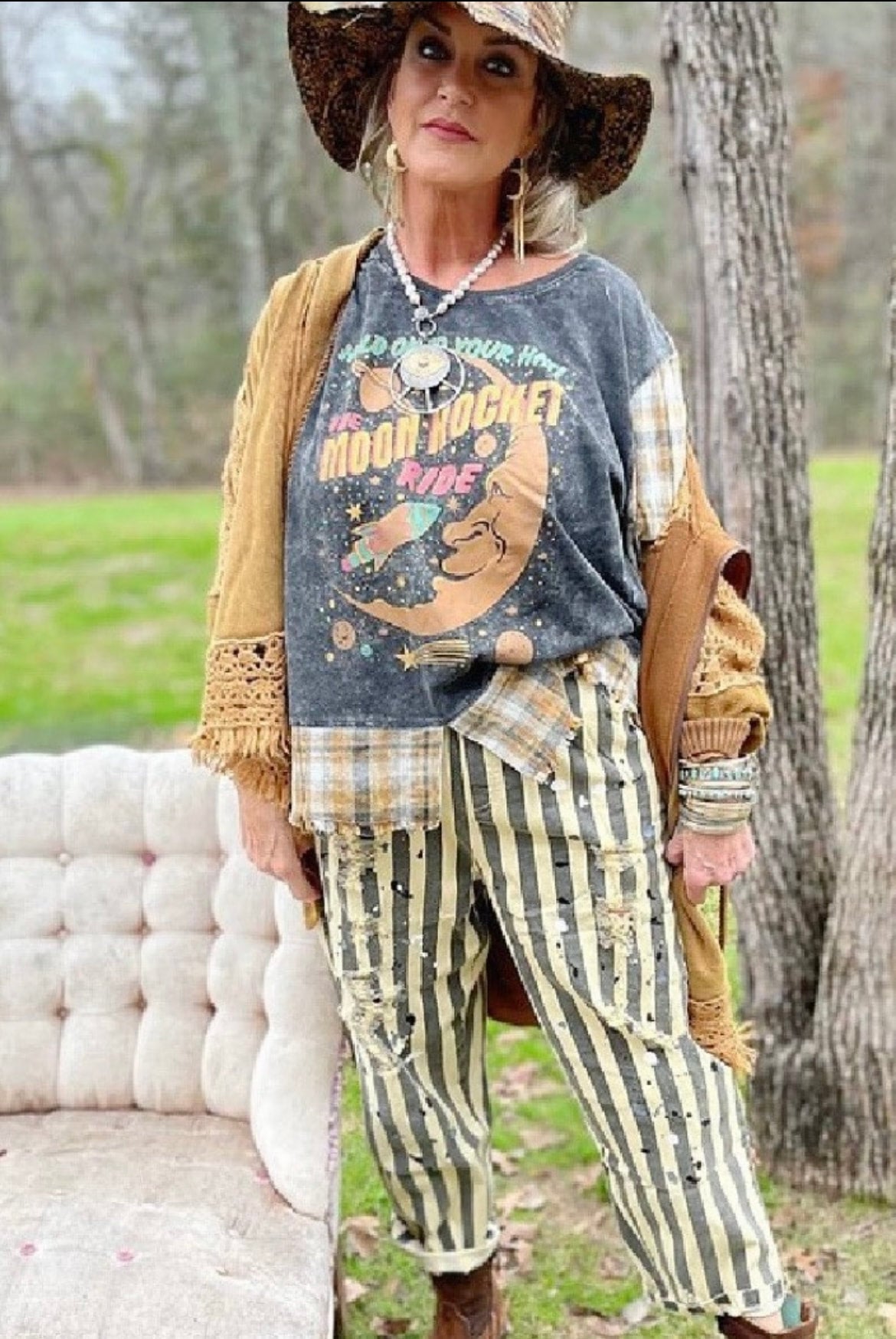 "JADED GYPSY" COMING WITH YOU FLANNEL | Cactus Annie's LLC