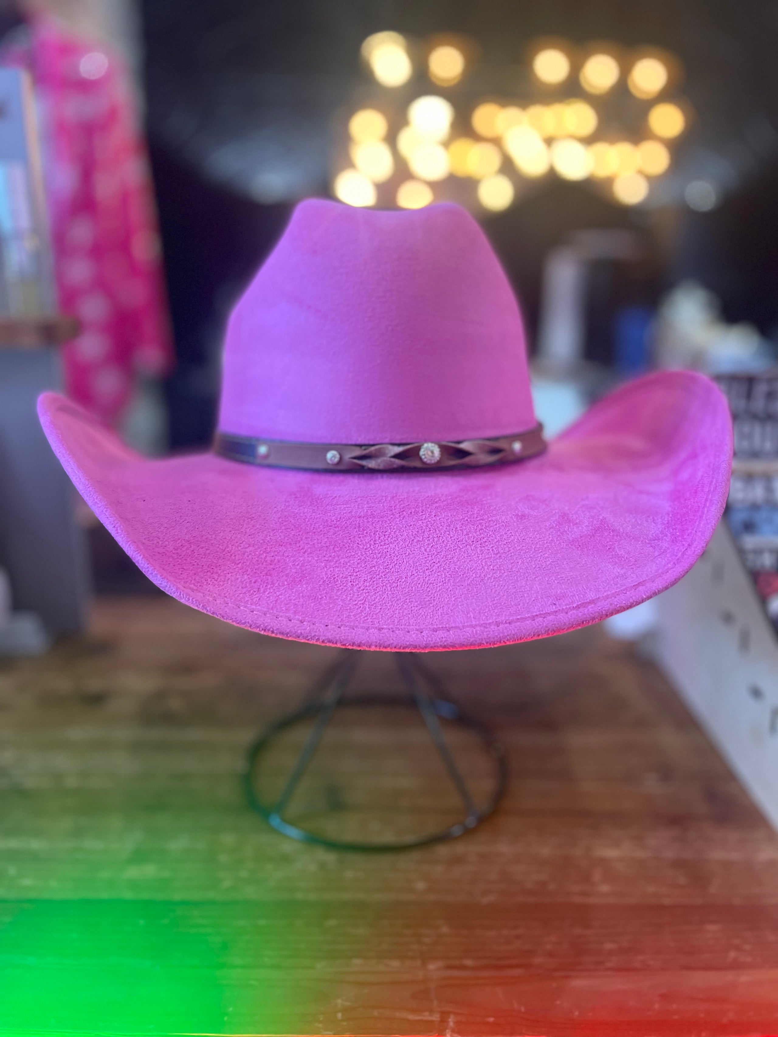 HOT PINK FELT HAT | Cactus Annie's LLC