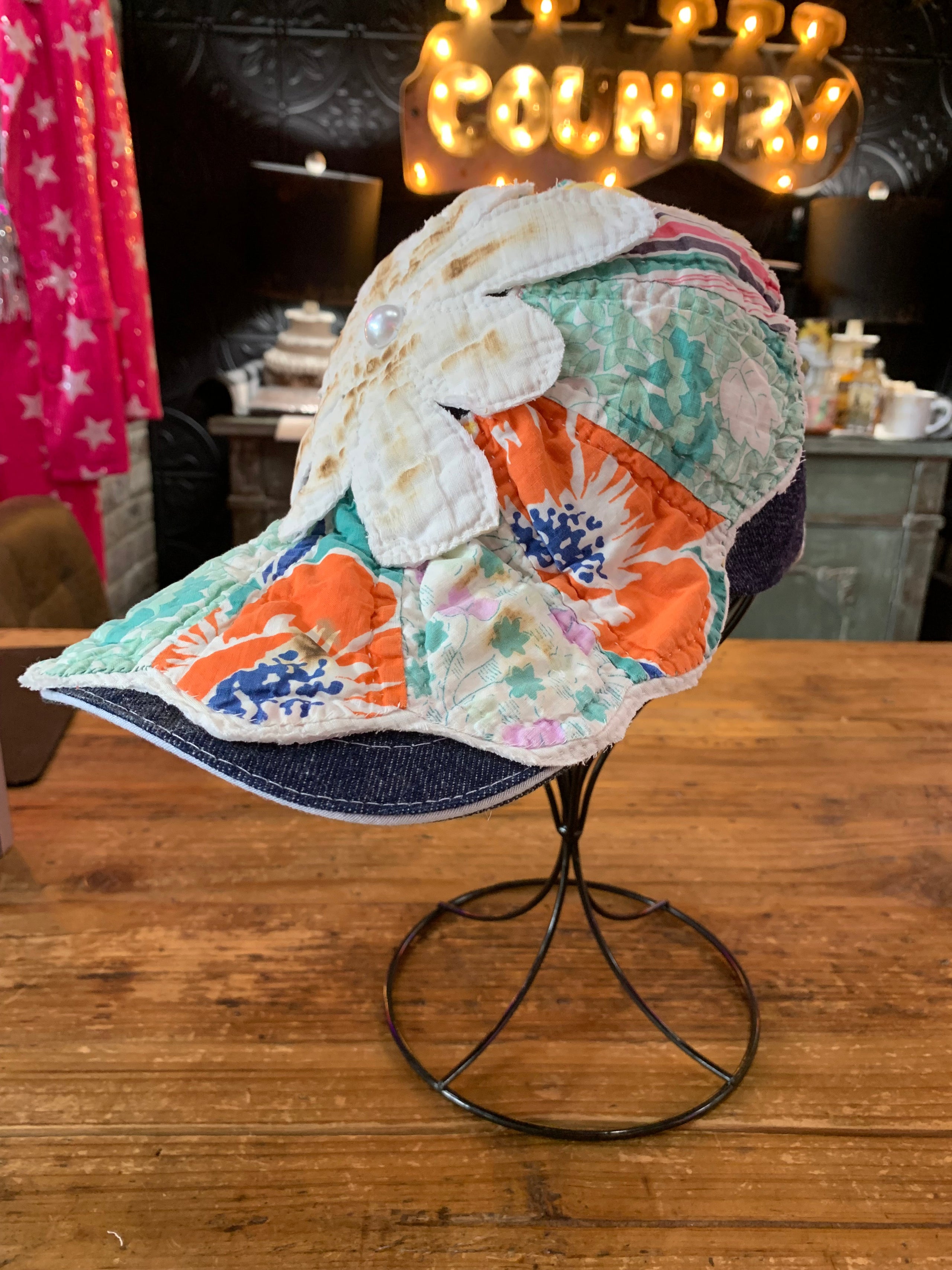 DENIM QUILT HAT | Cactus Annie's LLC