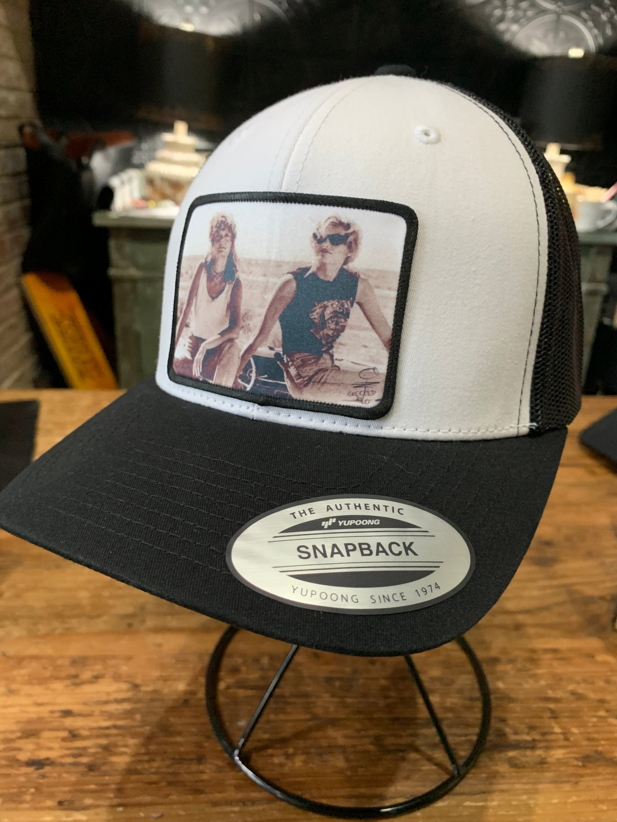 WHITE AND BLACK THELMA AND LOUIS HAT | Cactus Annie's LLC